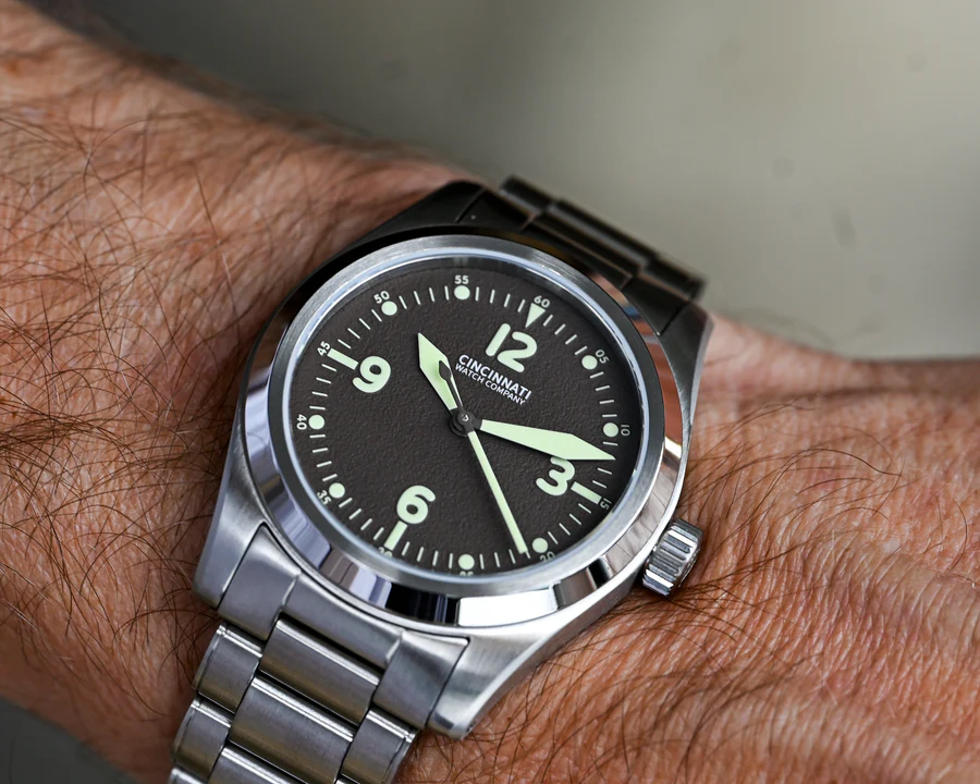 Cincinnati Watch Company P-40 A-11 Pilot Brown Automatic | Richter ...
